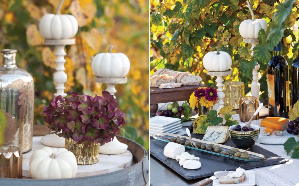 Tabletop Pumpkin Displays Six Ways - Southern Lady Magazine