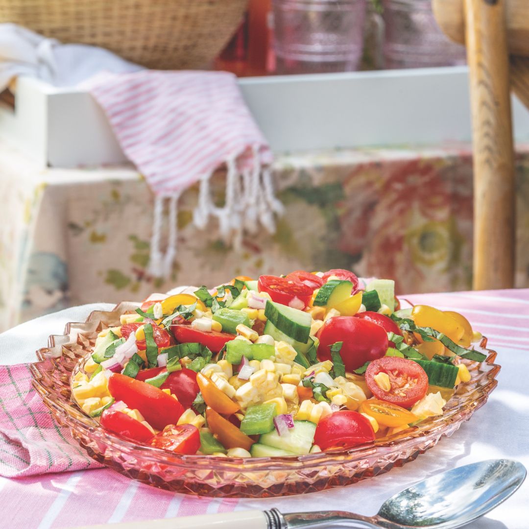 Fresh Basil-Corn Salad - Southern Lady Magazine