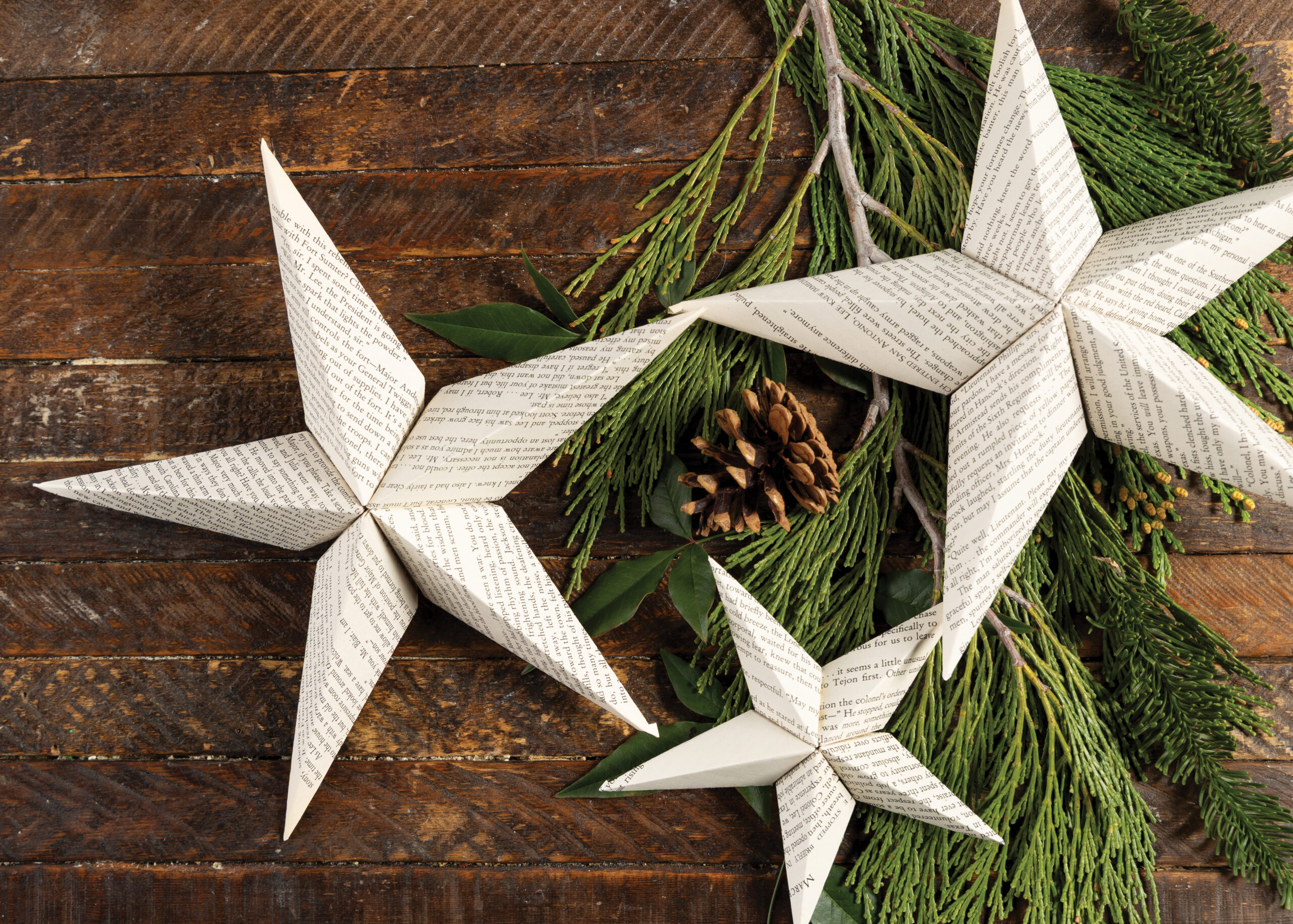 Delicate Paper Stars for Holiday Décor How-To - Southern Lady Magazine